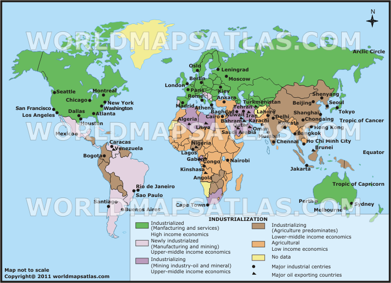 THE INDUSTRIAL REGIONS OF THE WORLD | Apunte