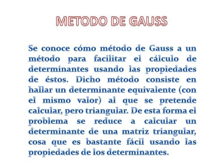 MÉTODO DE GAUSS JORDAN: | Mind Map